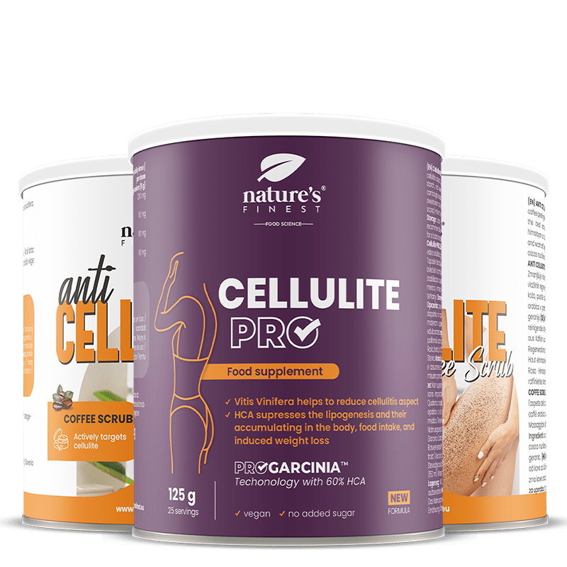 Cellulite PRO + 2x Anti Cellulite Coffee Scrub GRATIS – Naturesfinest